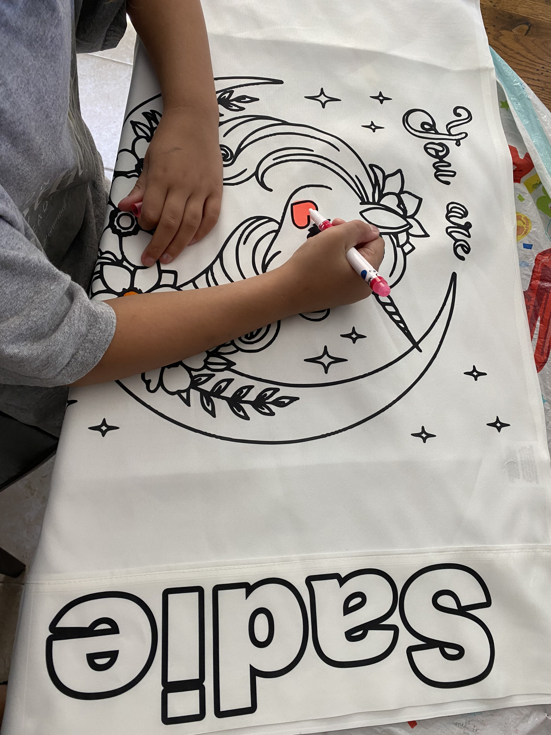 Color Your Own Pillowcase: Slumber Party Craft, Kids' Activity - Etsy