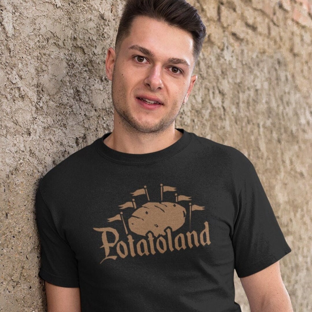 Potatoland Shirt, Mickey Mouse Cartoon T-shirt, Donald Duck Tee, Idaho ...