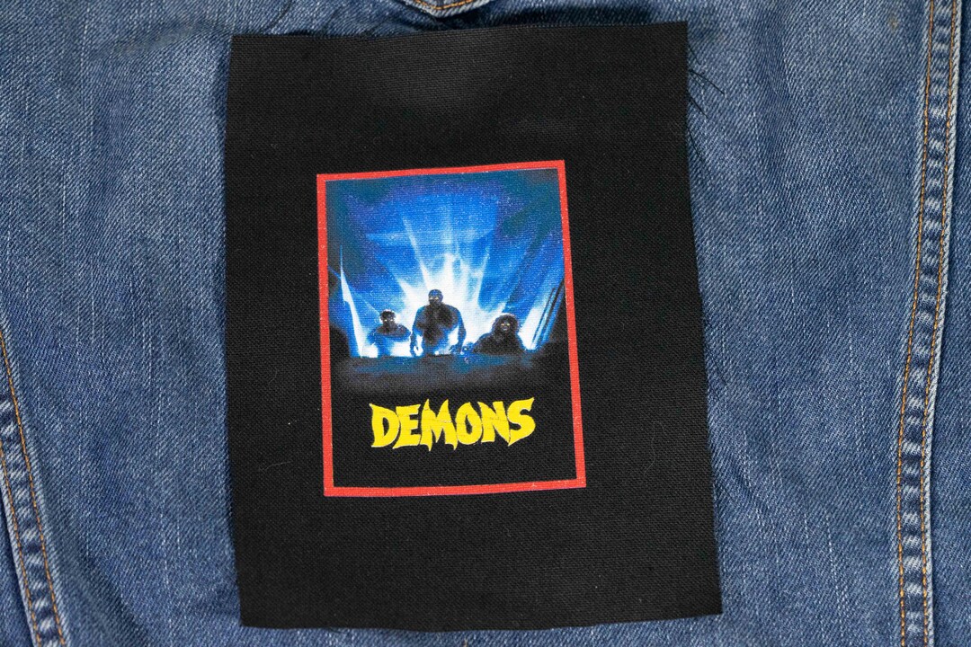 Demons Patch 80's Horror - Etsy