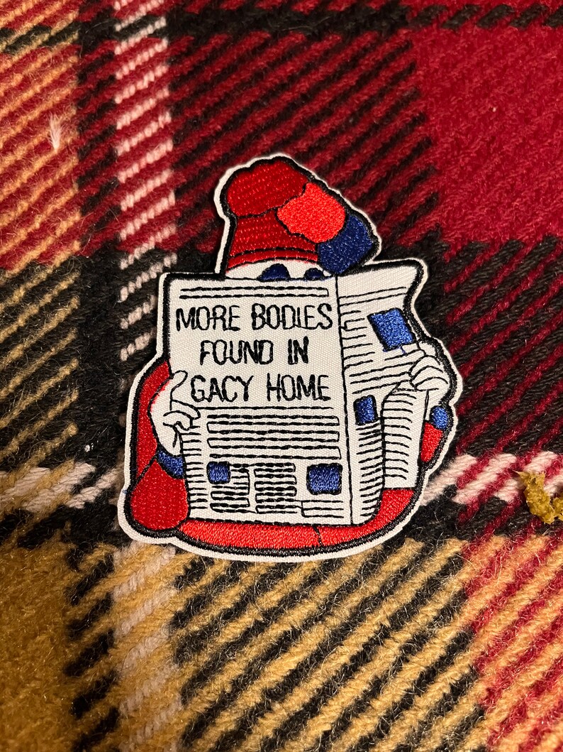 John Wayne Gacy Set. 1 Patch 10 Stickers Serial Killer - Etsy
