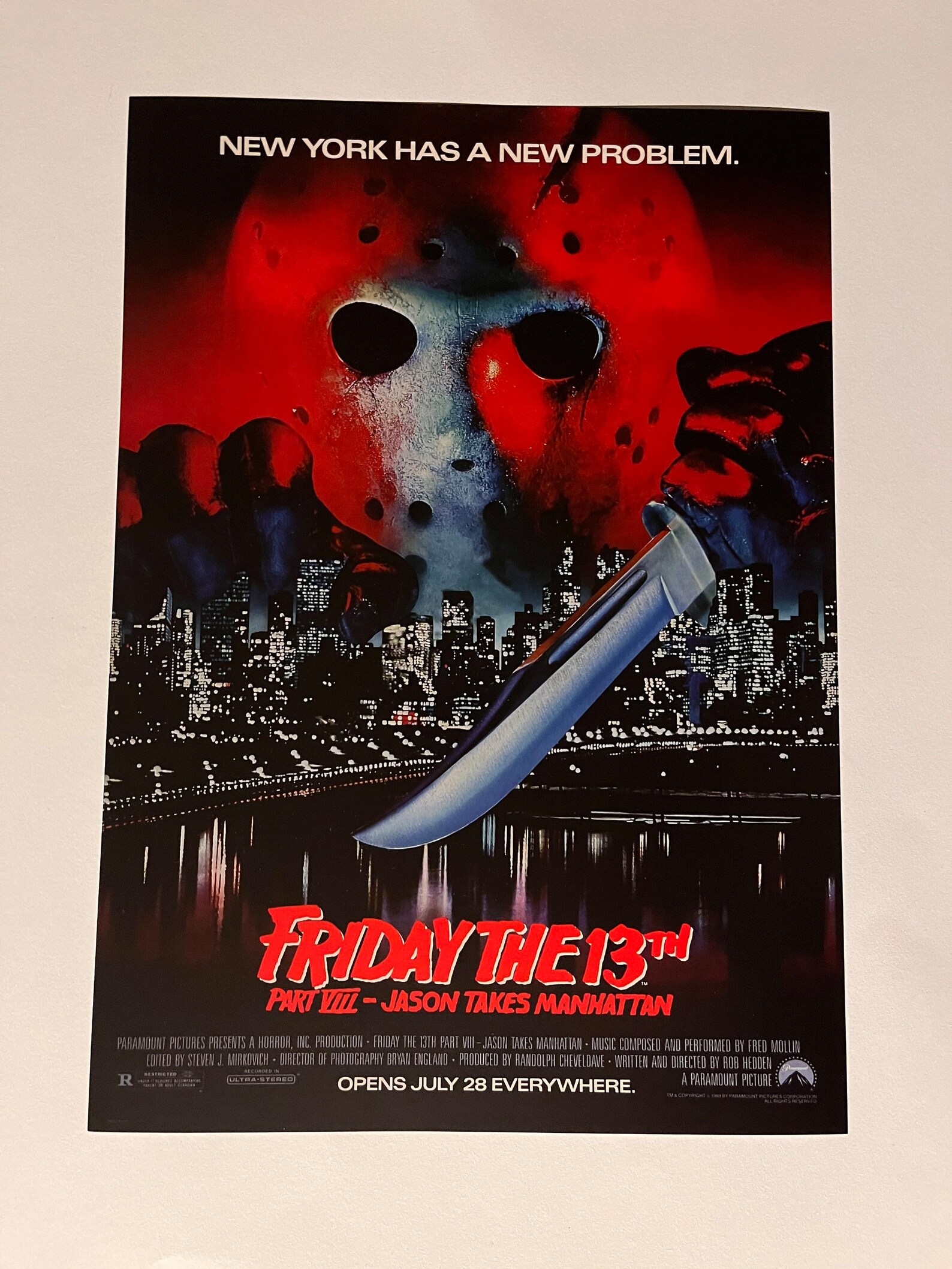 8 Horror Slasher Movie Posters - Etsy