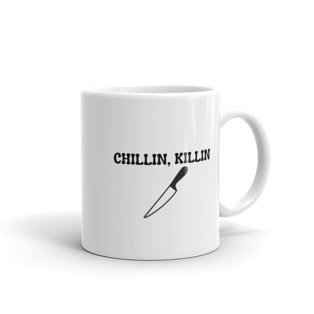 Scary Movie Chillin Killin Horror Mug - Etsy
