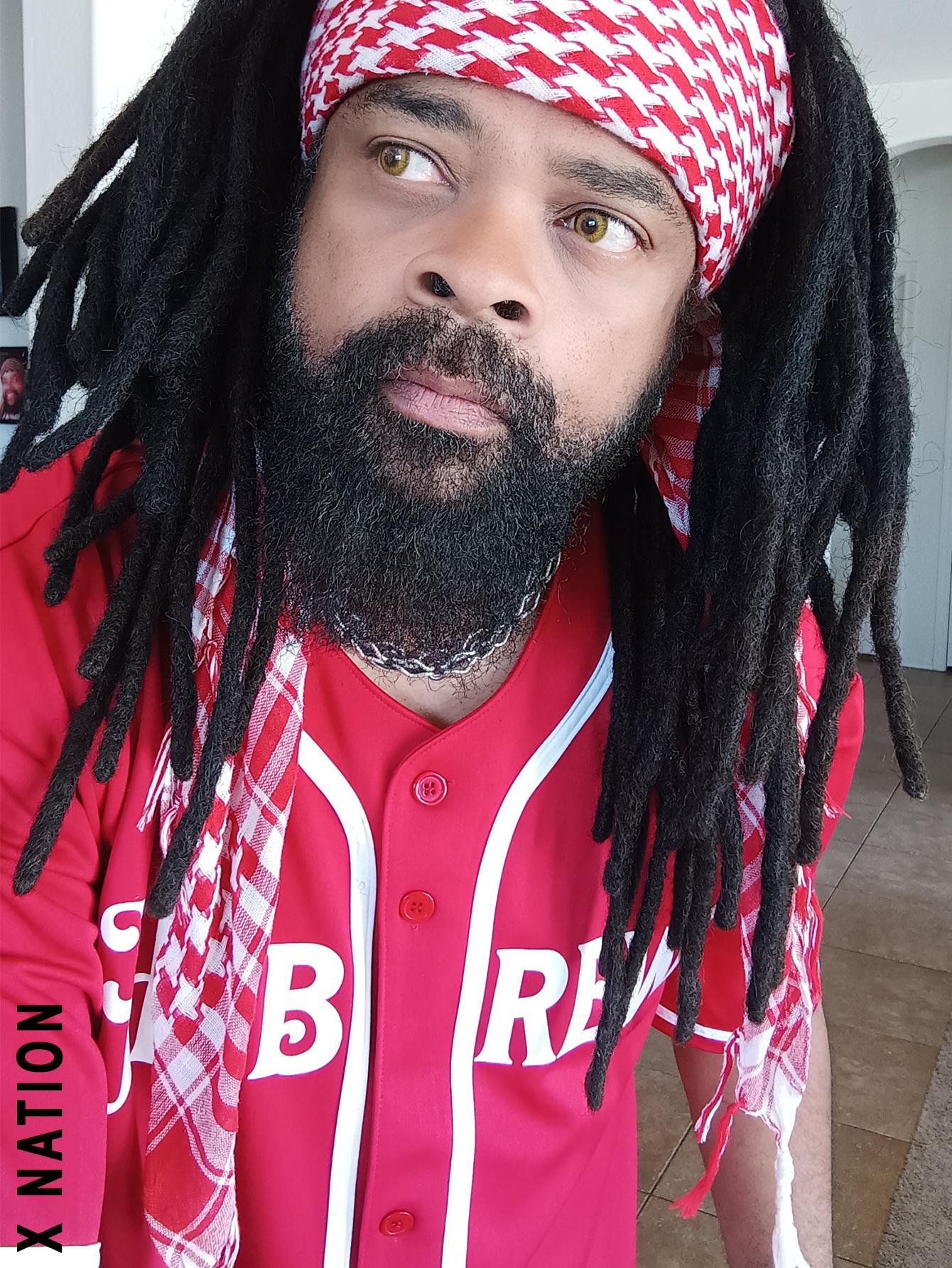 Hebrew Israelite Baseball Jersey Red With White Fringes, X Nation Brand ...