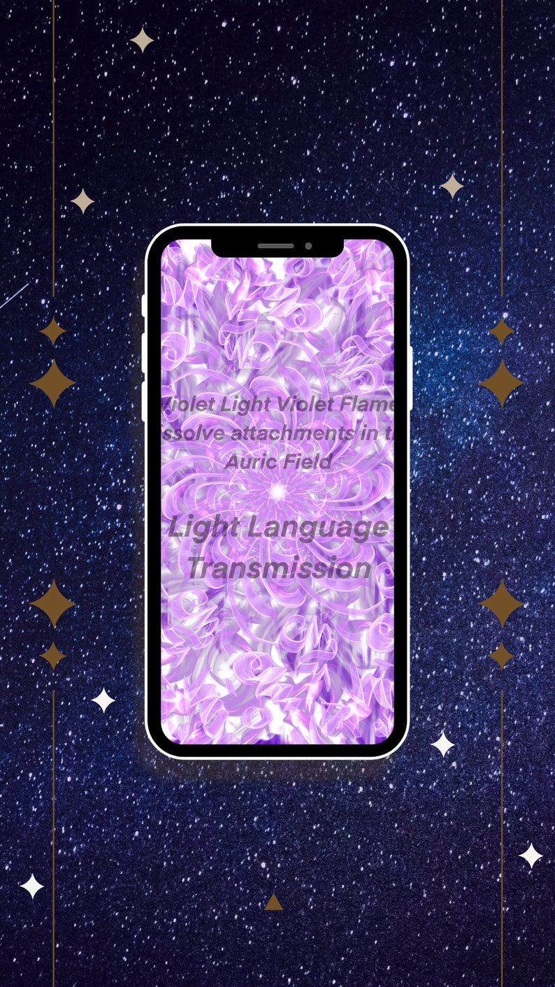 Light Language Frequency - Violet Light to Dissolve Attachments in the ...