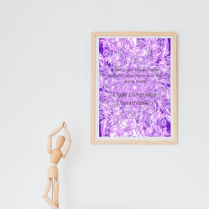 Light Language Frequency - Violet Light to Dissolve Attachments in the ...