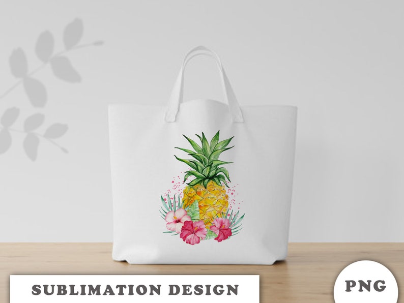 Pineapple Sublimation Designs Watercolor Pineapple With - Etsy