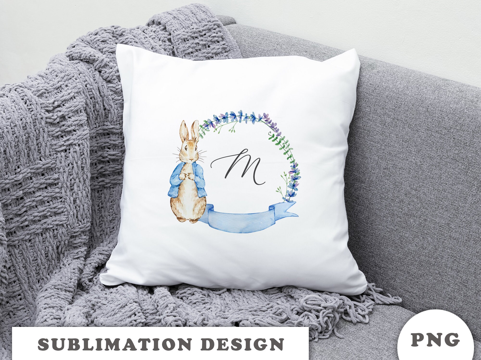 Peter Rabbit Banner PNG Watercolor Peter Rabbit Sublimation - Etsy