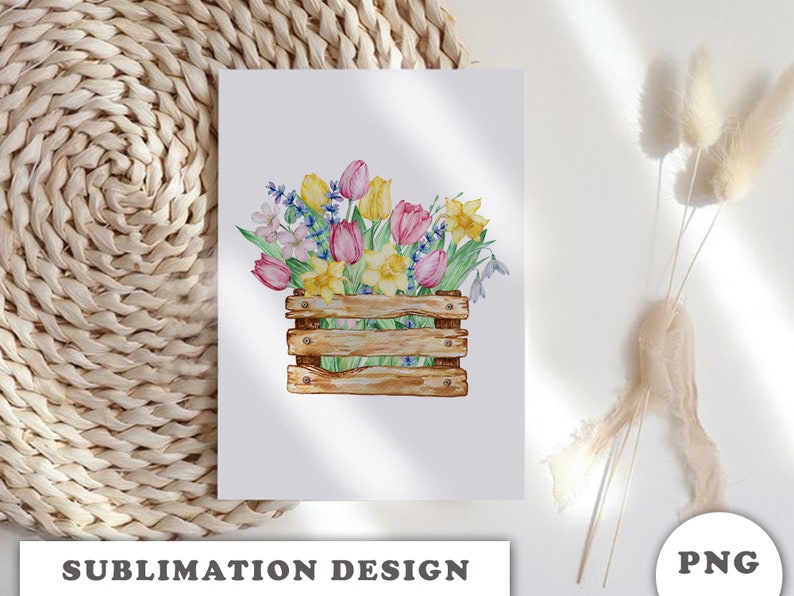 Watercolor Spring Flowers Png Bouquet Flowers Clipart - Etsy