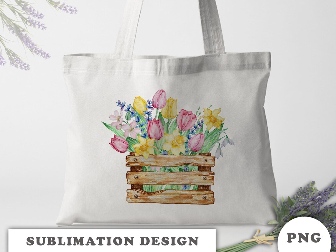 Watercolor Spring Flowers Png Bouquet Flowers Clipart - Etsy