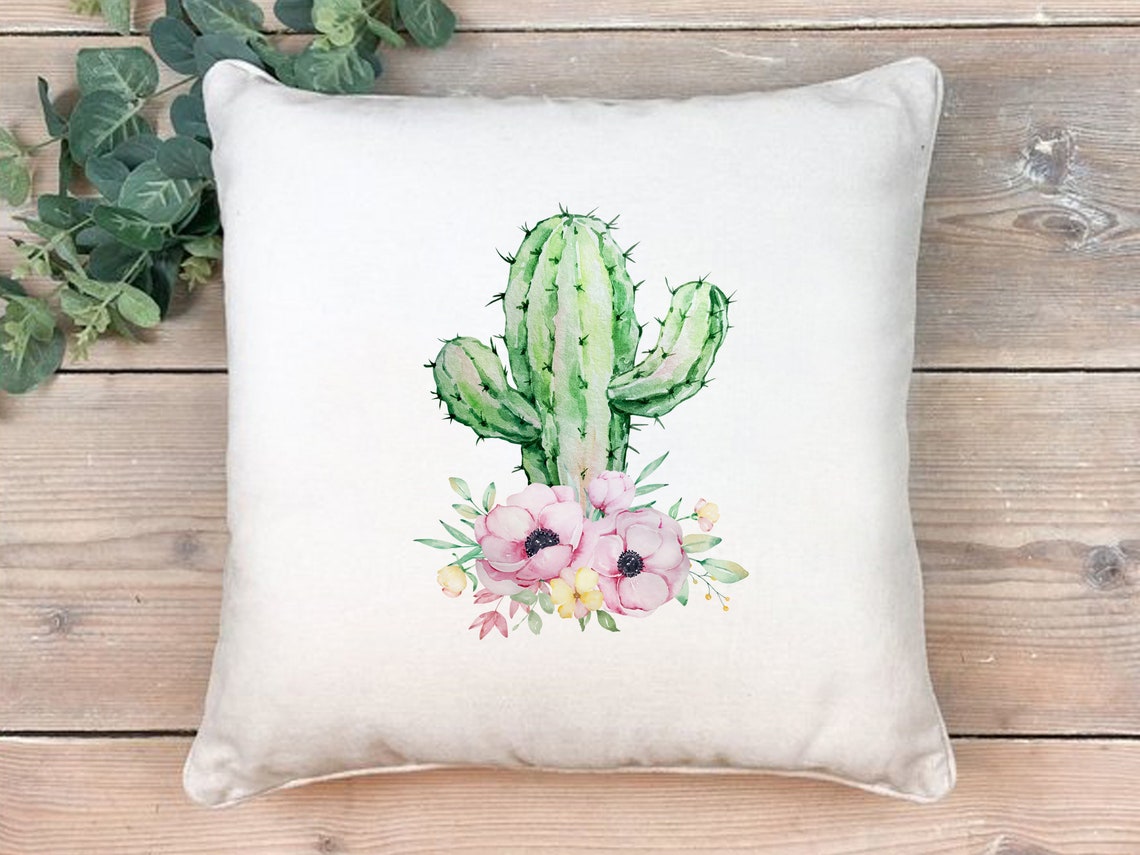 Cactus Sublimation Designs Downloads, Watercolor Cactus Png, Floral ...