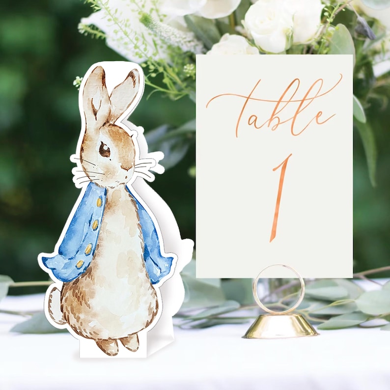 Peter Rabbit Table Setting Decor | Peter Rabbit and Friends Cut Out ...