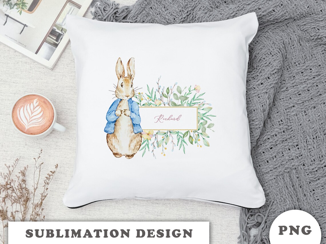 Peter Rabbit Frame PNG Watercolor Peter Rabbit Sublimation - Etsy
