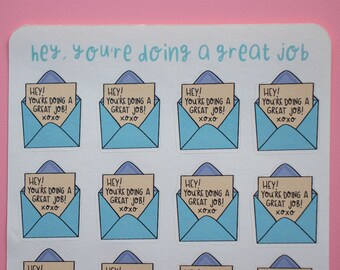 Great Job Sticker - Etsy