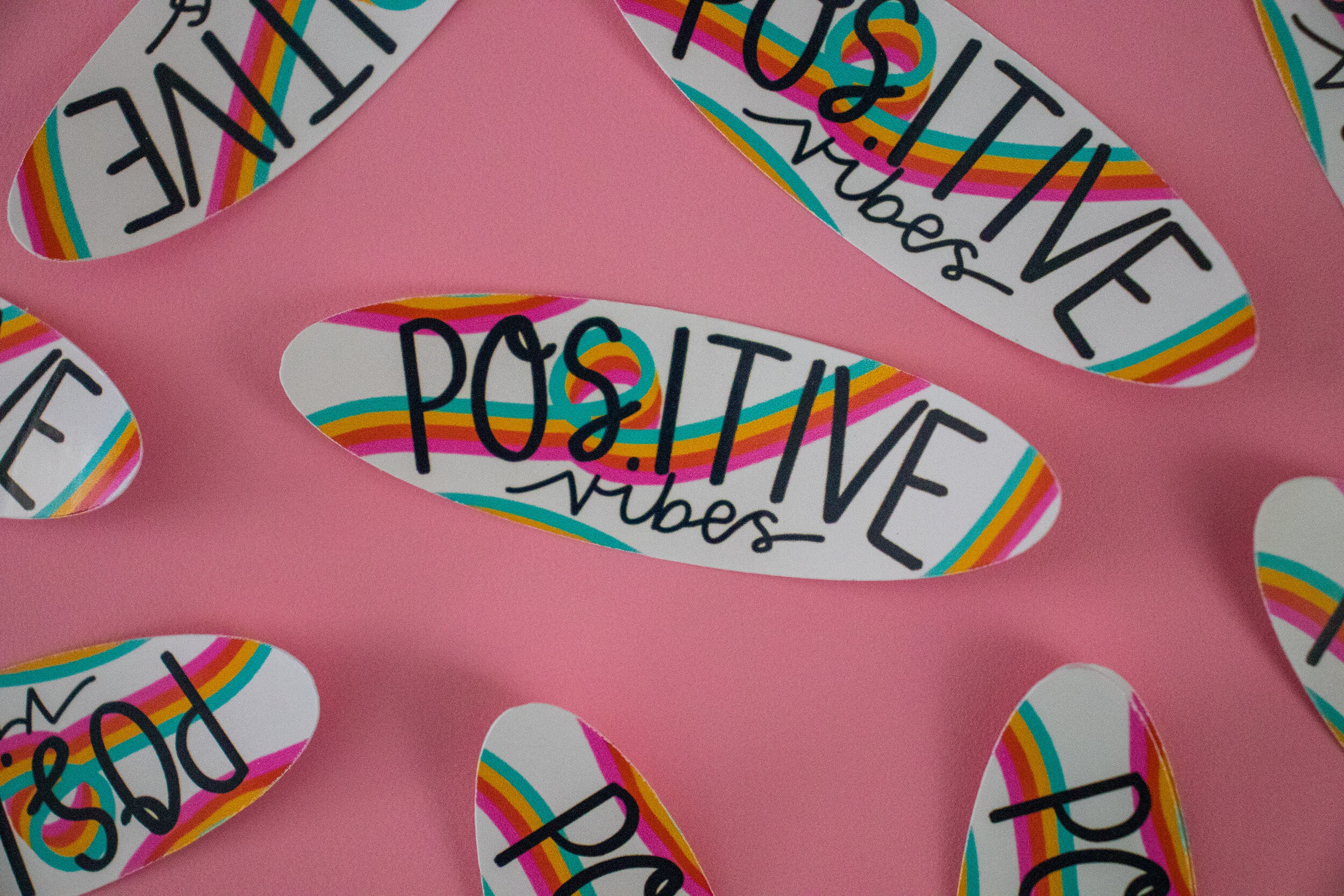 Positive vibes sticker positive vibes only good vibes | Etsy