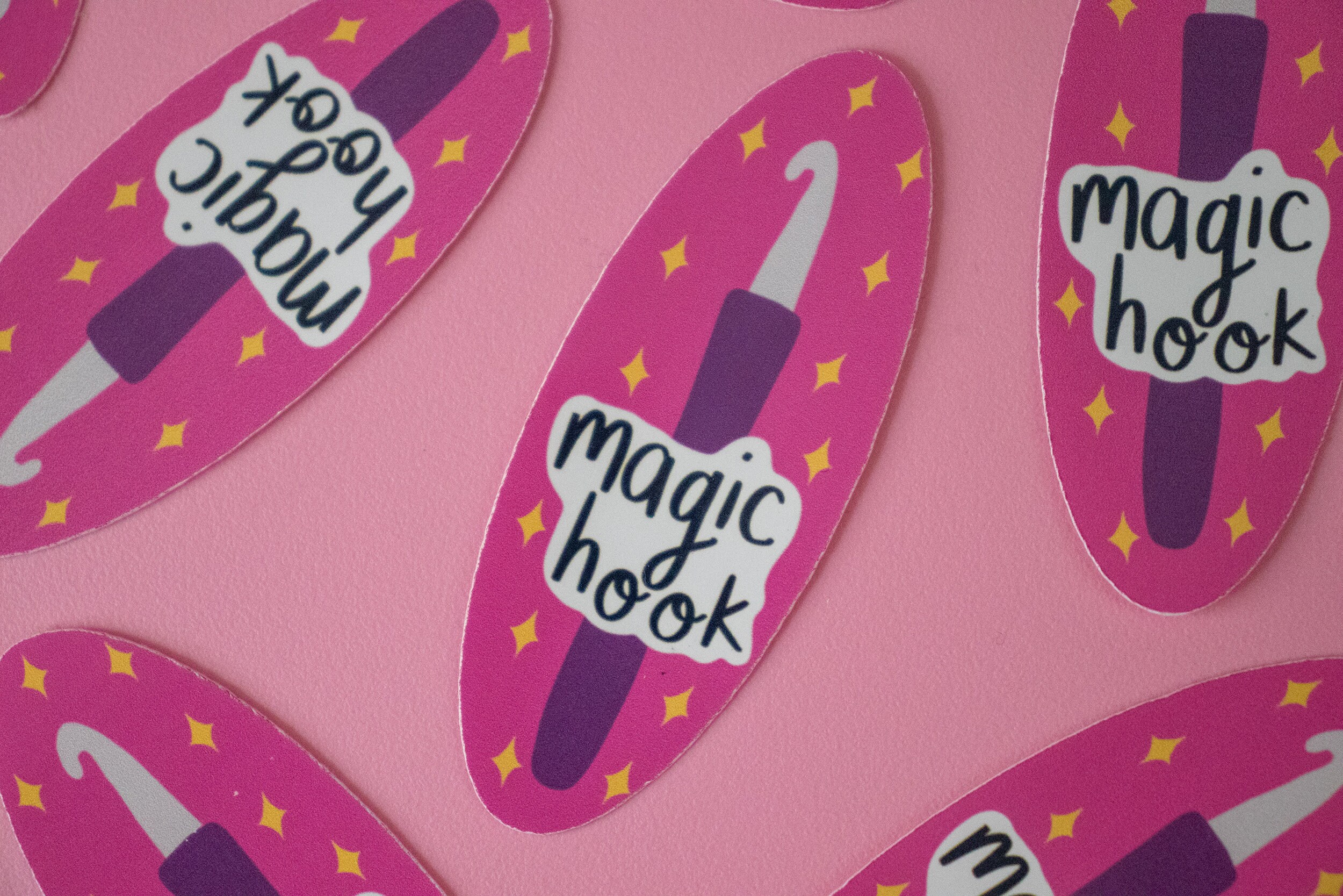 Magic Hook Crochet Sticker Crocheting Sticker Crocheting - Etsy