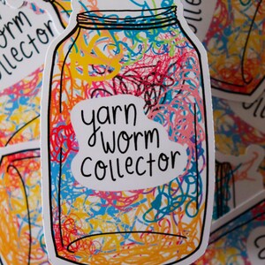Yarn Lover Gift Yarn Worm Collector Crocheter Gifts Crochet - Etsy UK