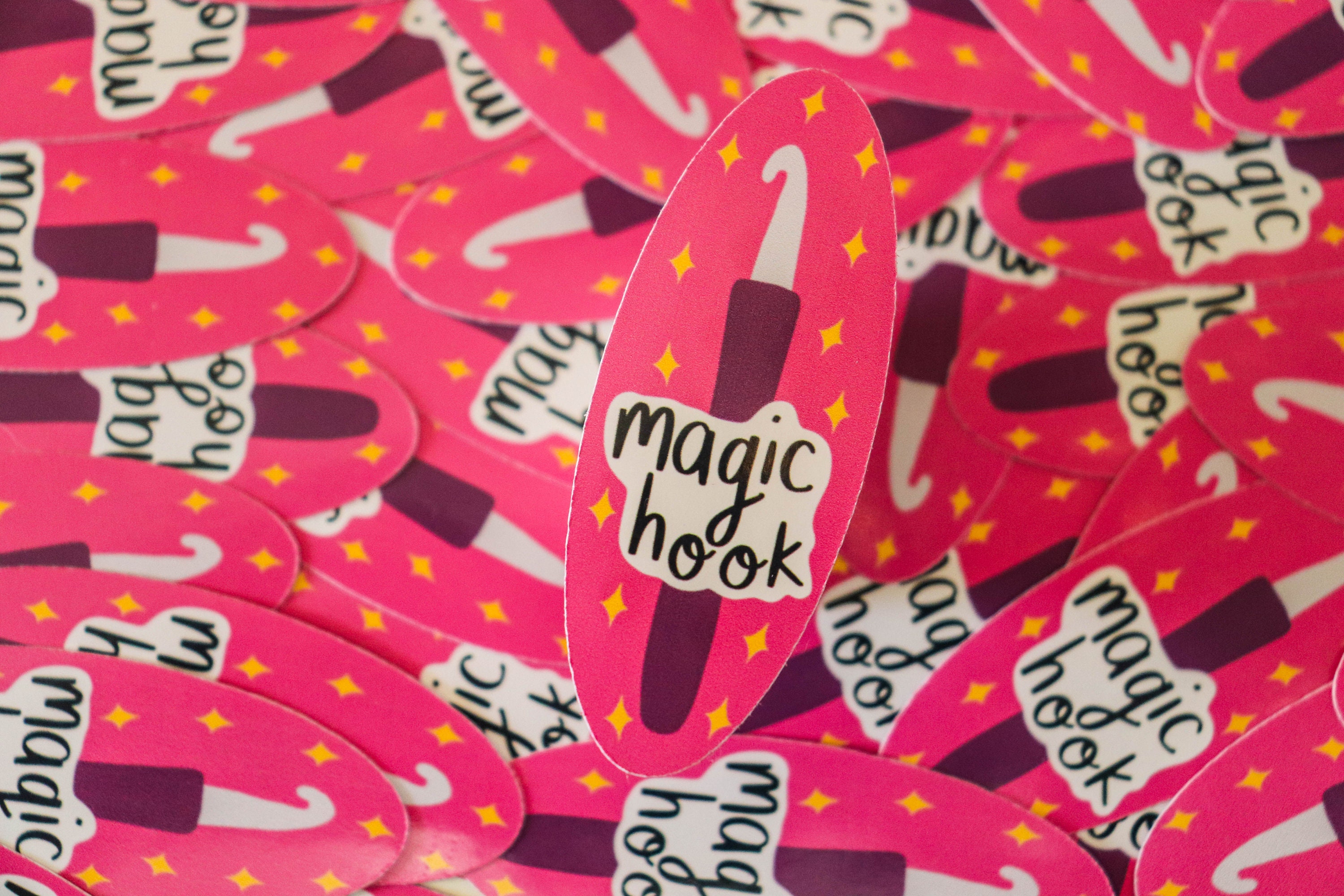 Magic Hook Crochet Sticker Crocheting Sticker Crocheting - Etsy