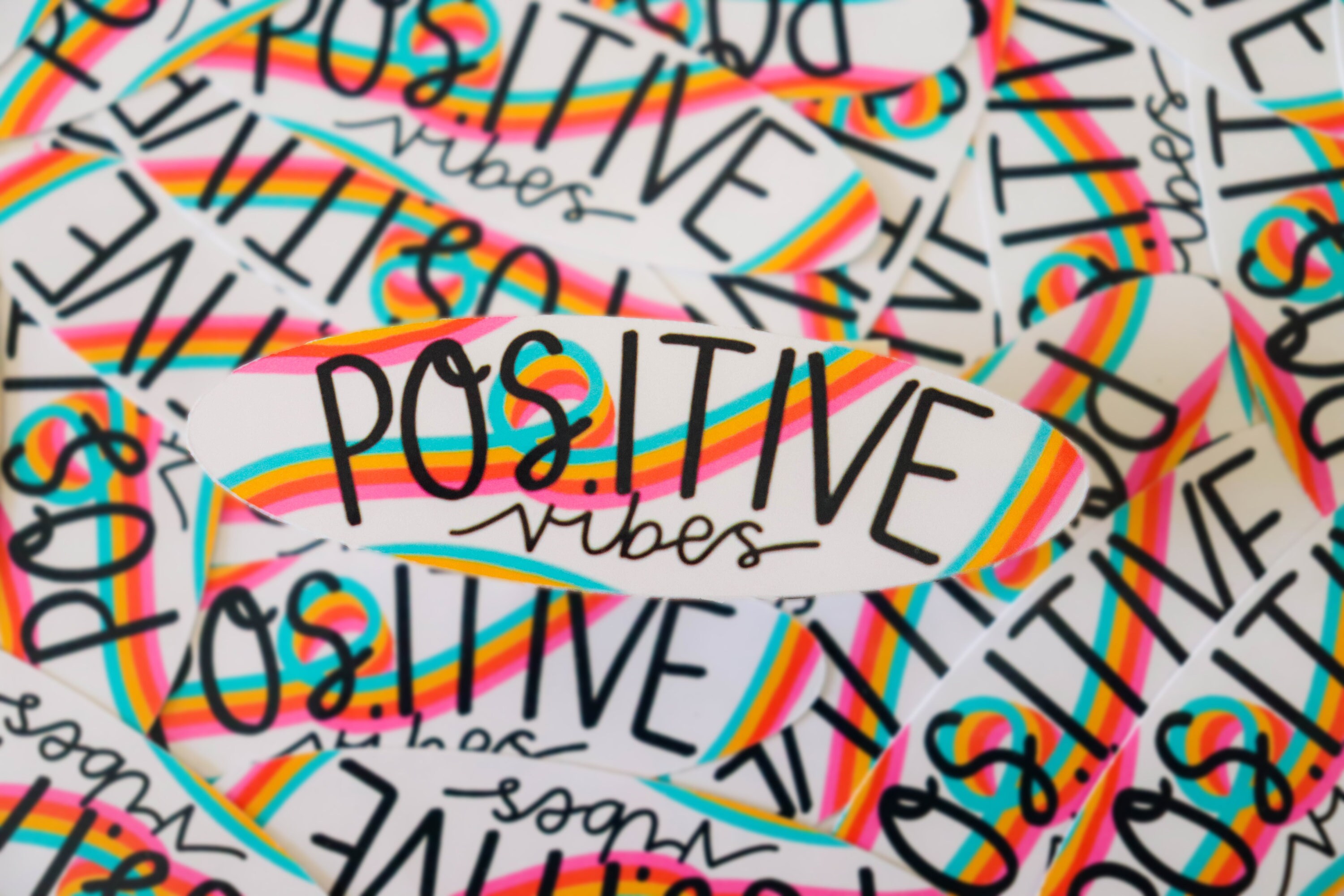 Positive vibes sticker positive vibes only good vibes | Etsy