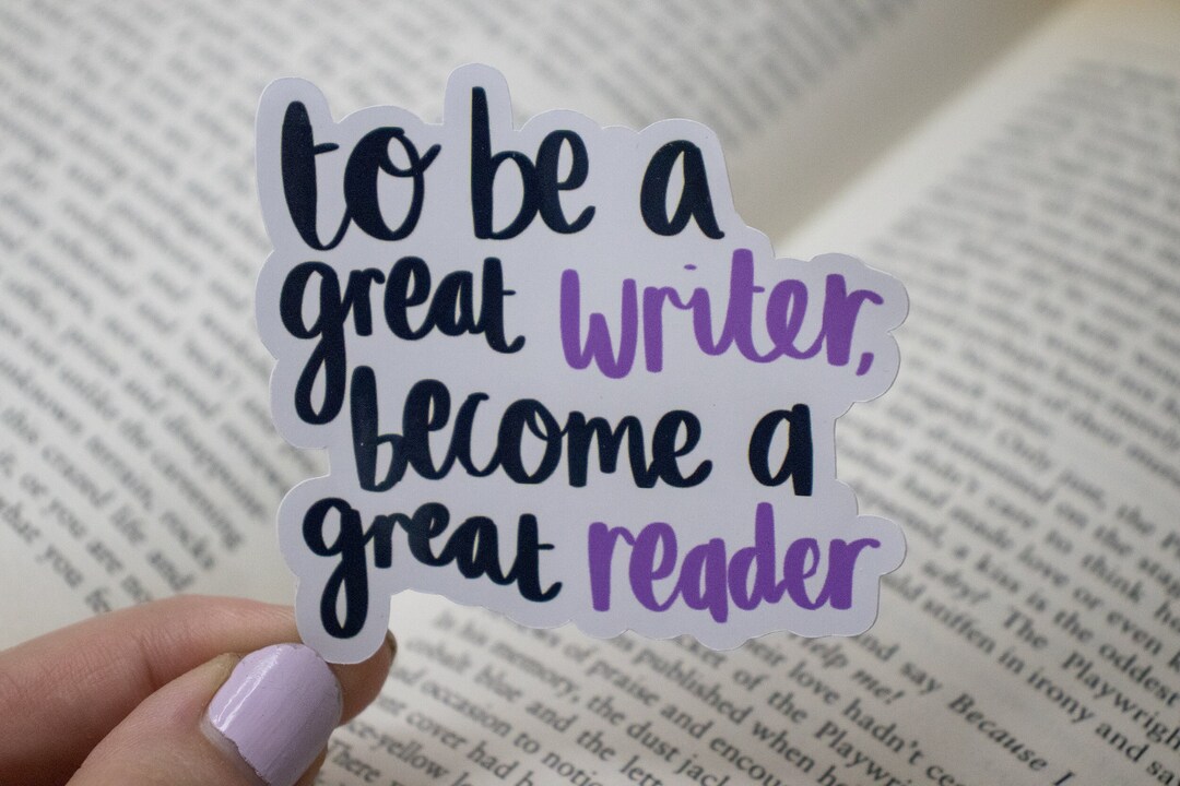 Writing Sticker, Author Stickers, Writing Quote, Bookworm Stickers ...