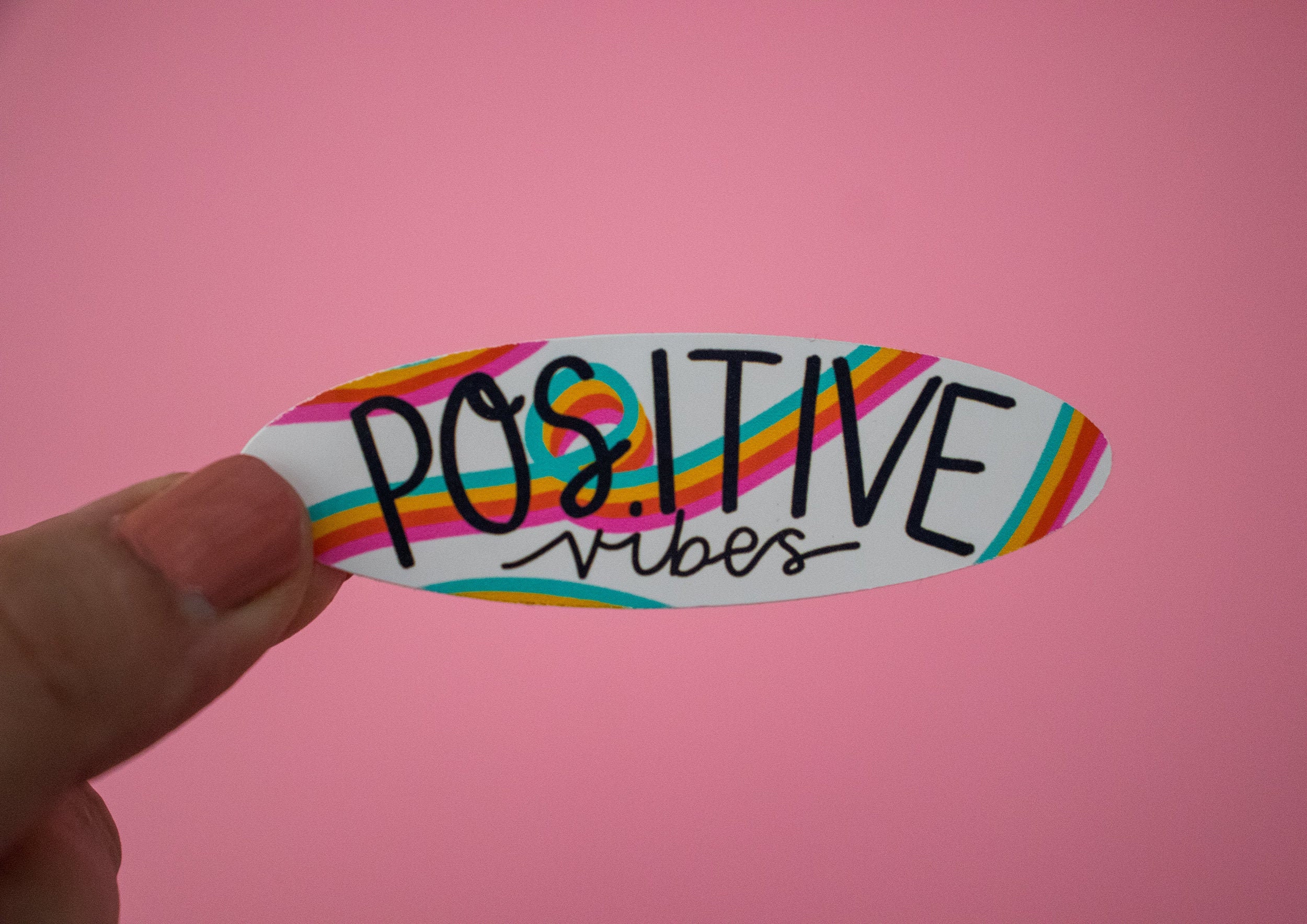 Positive vibes sticker positive vibes only good vibes | Etsy