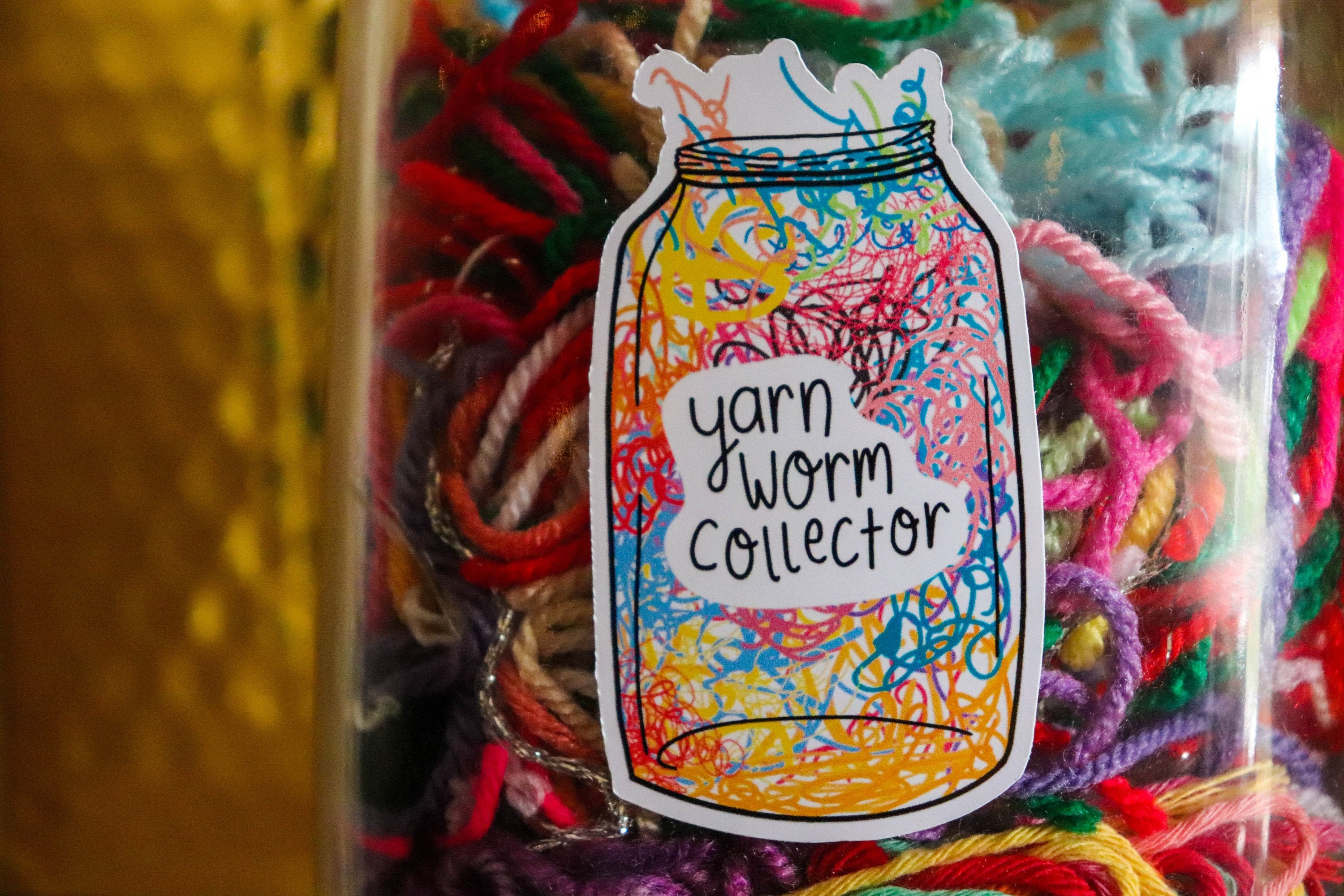 Yarn Lover Gift Yarn Worm Collector Crocheter Gifts Crochet - Etsy