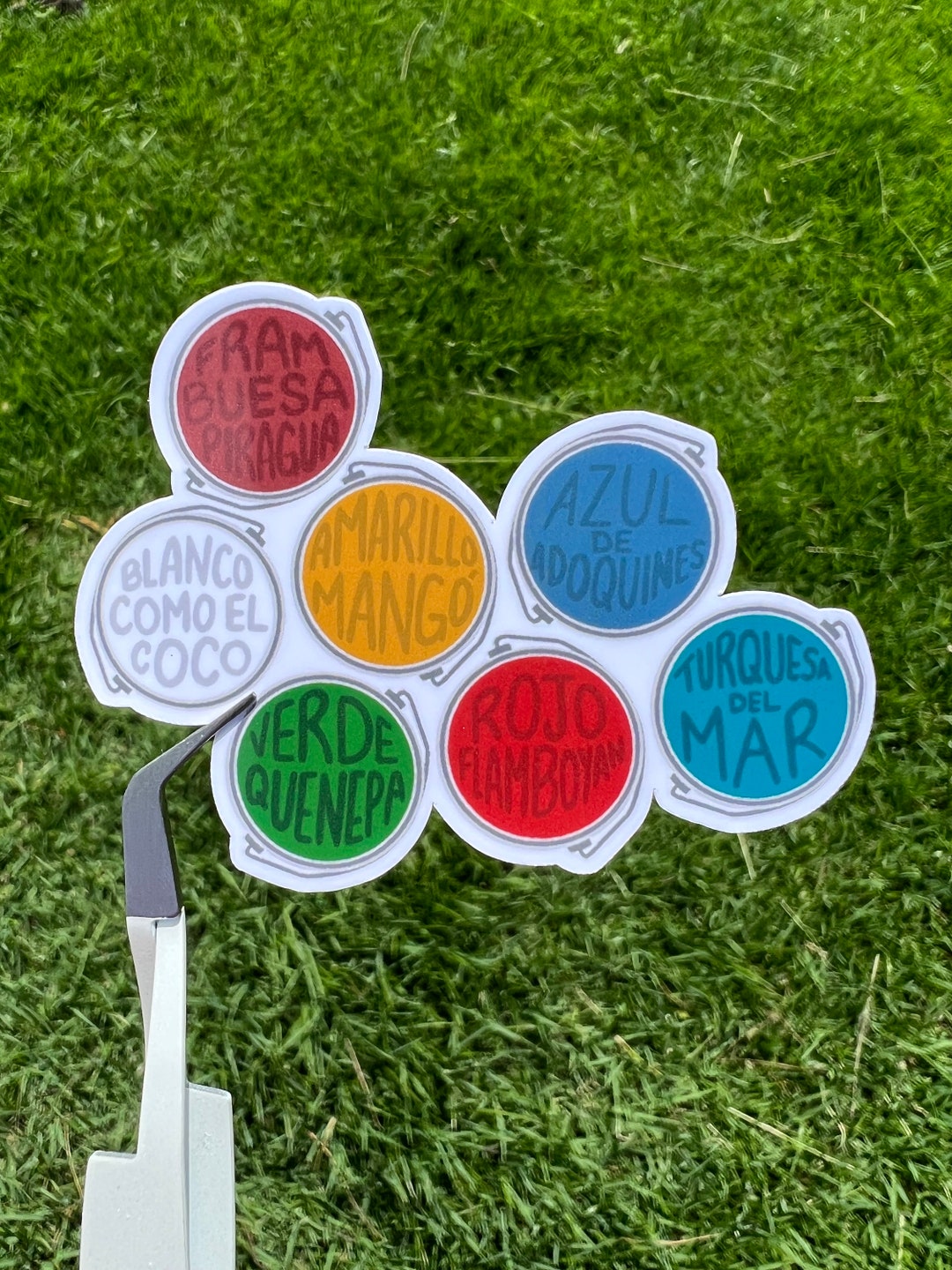 Los Colores De Mi Tierra Sticker | Pinta Tu Vida Sticker | Puerto Rico ...