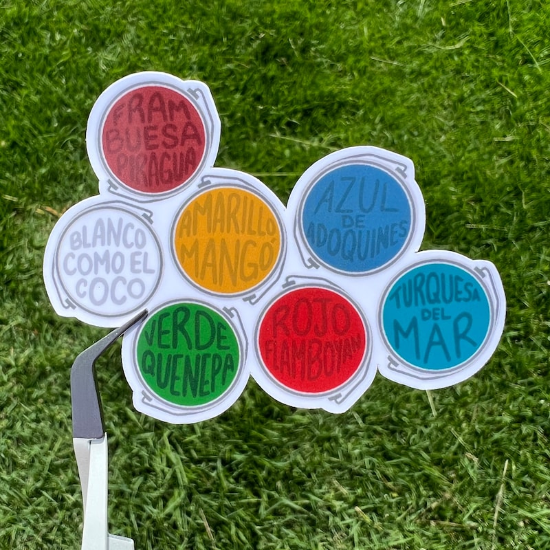 Sticker De Colores - Etsy