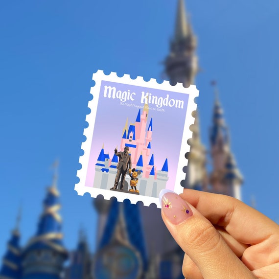 Magic Kingdom Sticker Disney World Sticker Disney Park - Etsy