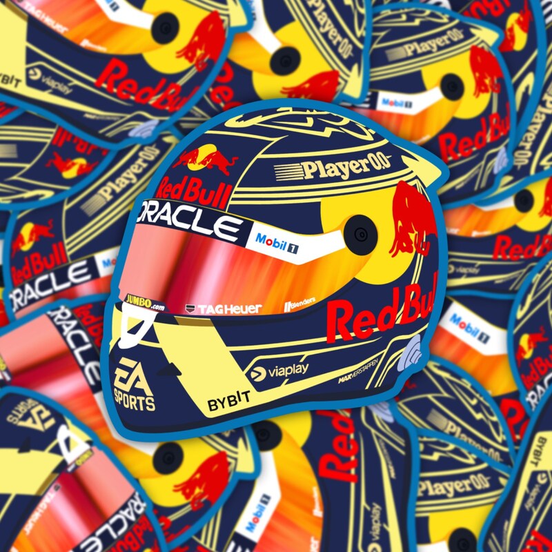F1 Helmet Max Verstappen - Etsy