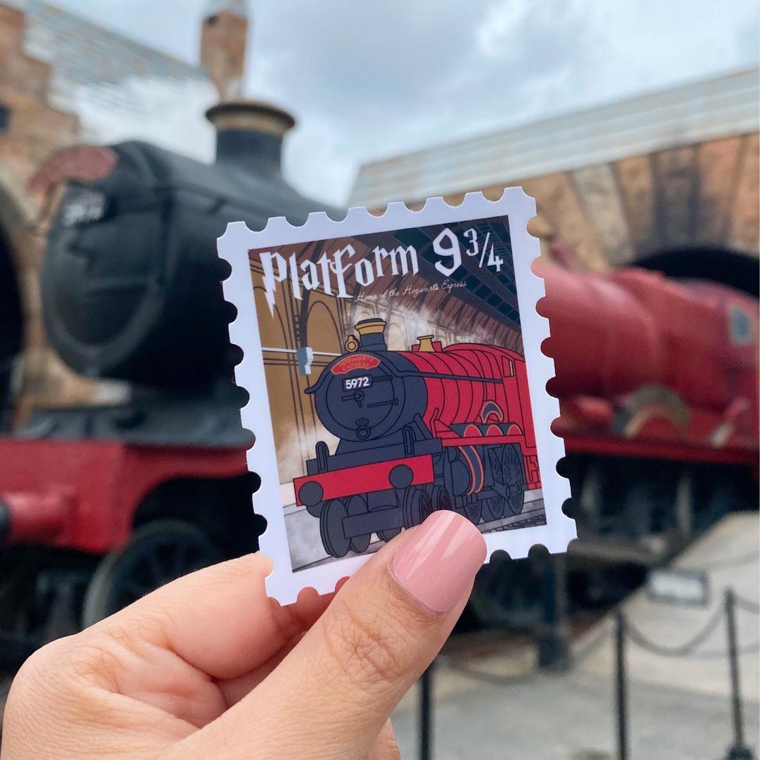 Wizard Train Station Sticker - Etsy