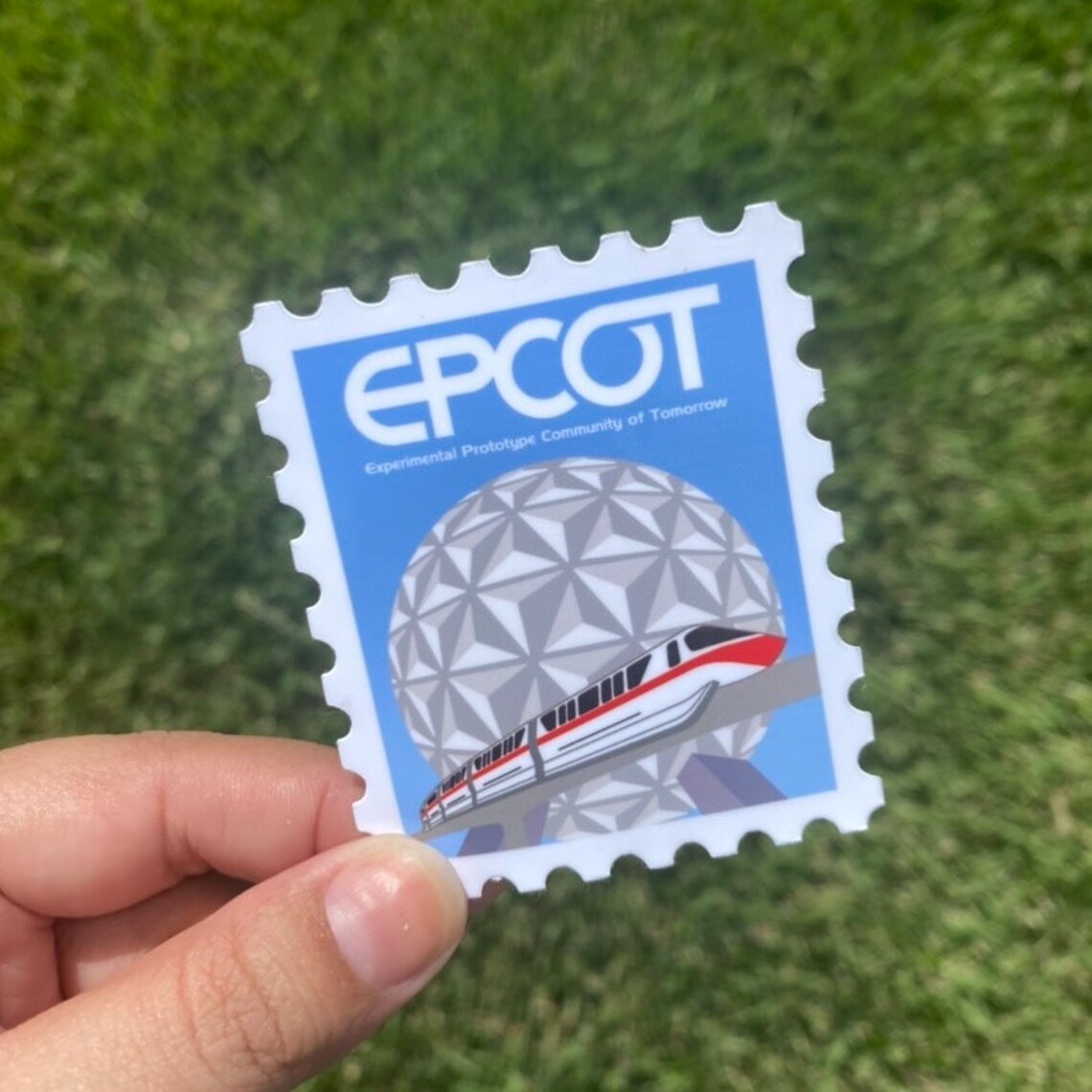 Epcot Sticker Disney World Sticker Disney Park Sticker - Etsy