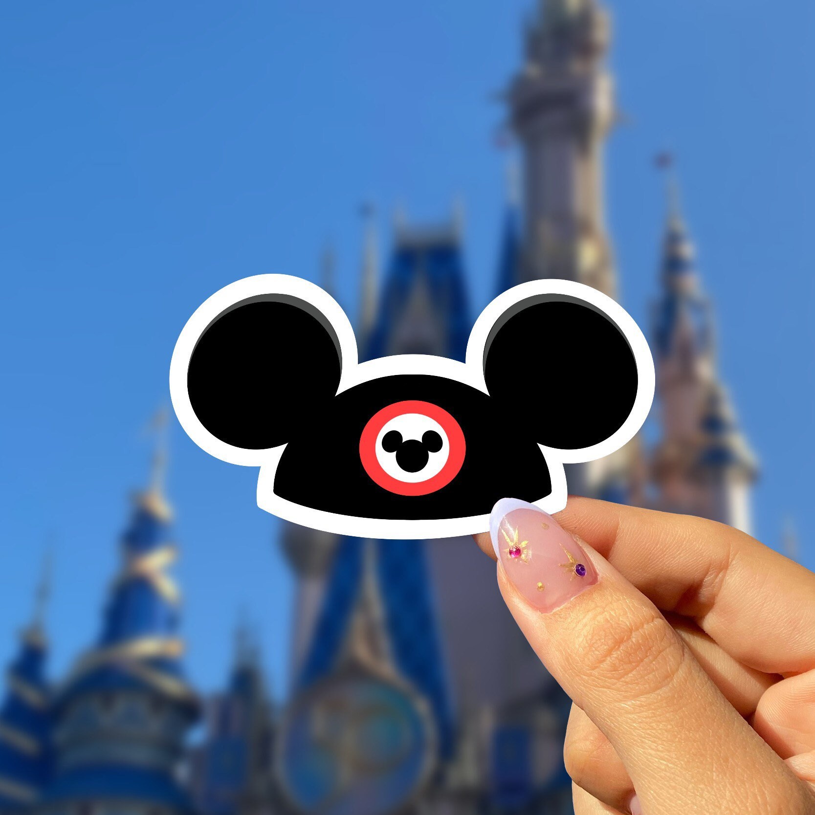 Mickey Mouse Ears Sticker Mouseketeer Ears Sticker Disney - Etsy