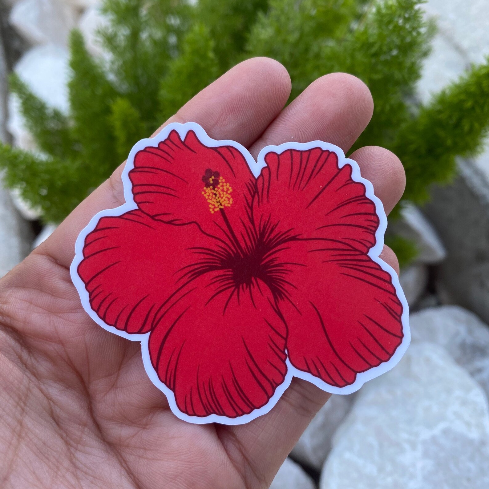 Flor De Maga Sticker Amapola Sticker Puerto Rico Sticker | Etsy