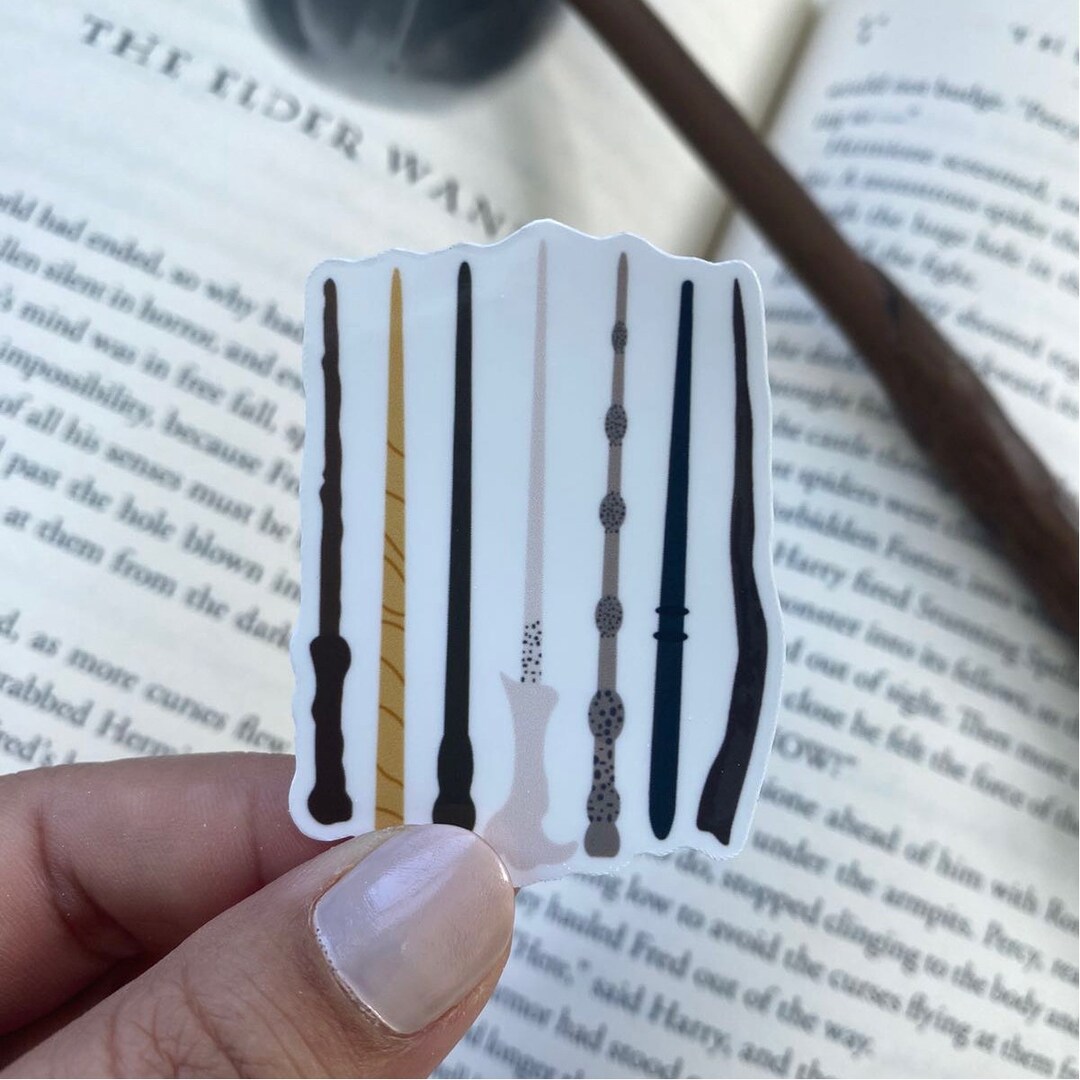 Wizard Wands Sticker HP Sticker - Etsy