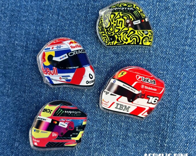 Formula 1 Enamel Pins: Mercedes, Red Bull, Mclaren, Ferrari. - Etsy