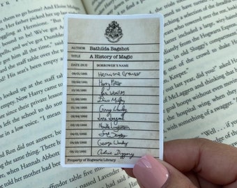 Arthur Library Card Sticker Kindle Sticker Bookish - Etsy