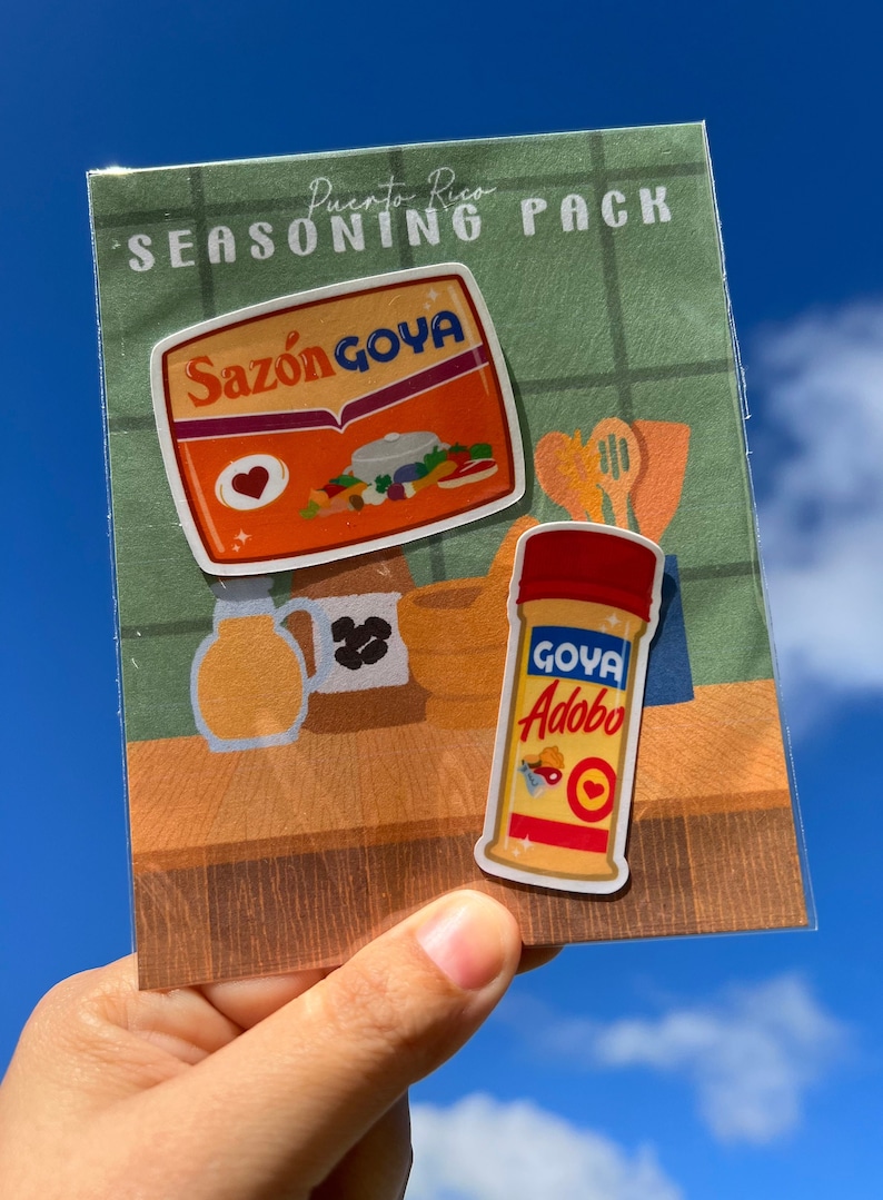 Puerto Rico Seasoning Sticker Pack | Sazon Sticker | Adobo Sticker ...
