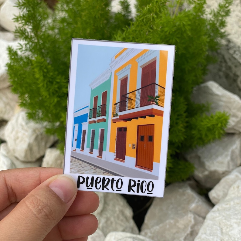 Old San Juan Puerto Rico Sticker | Old San Juan Sticker | Puerto Rico ...