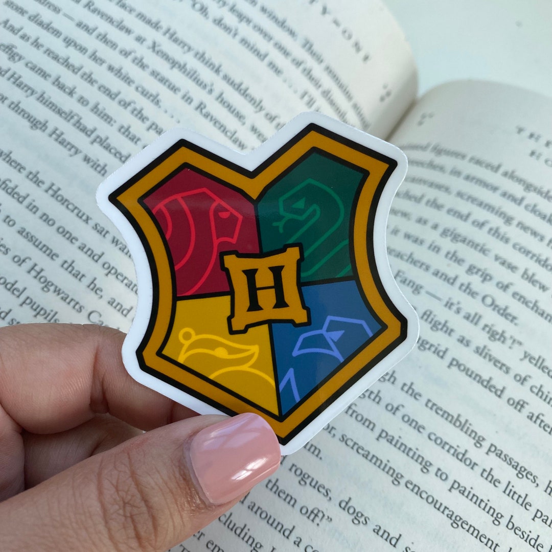 Wizard School Crest Sticker (modern Style) - Etsy
