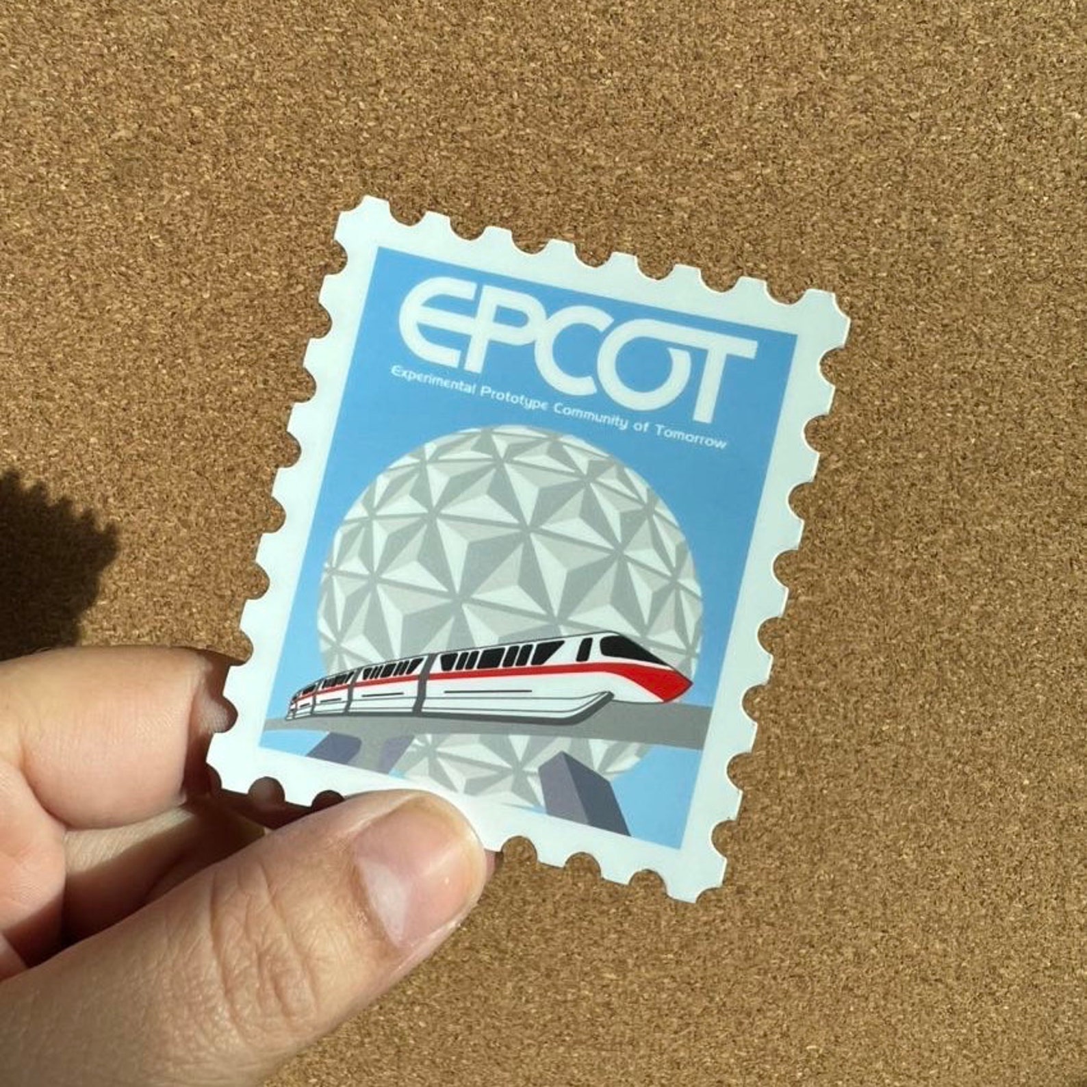 Epcot Sticker Disney World Sticker Disney Park Sticker - Etsy