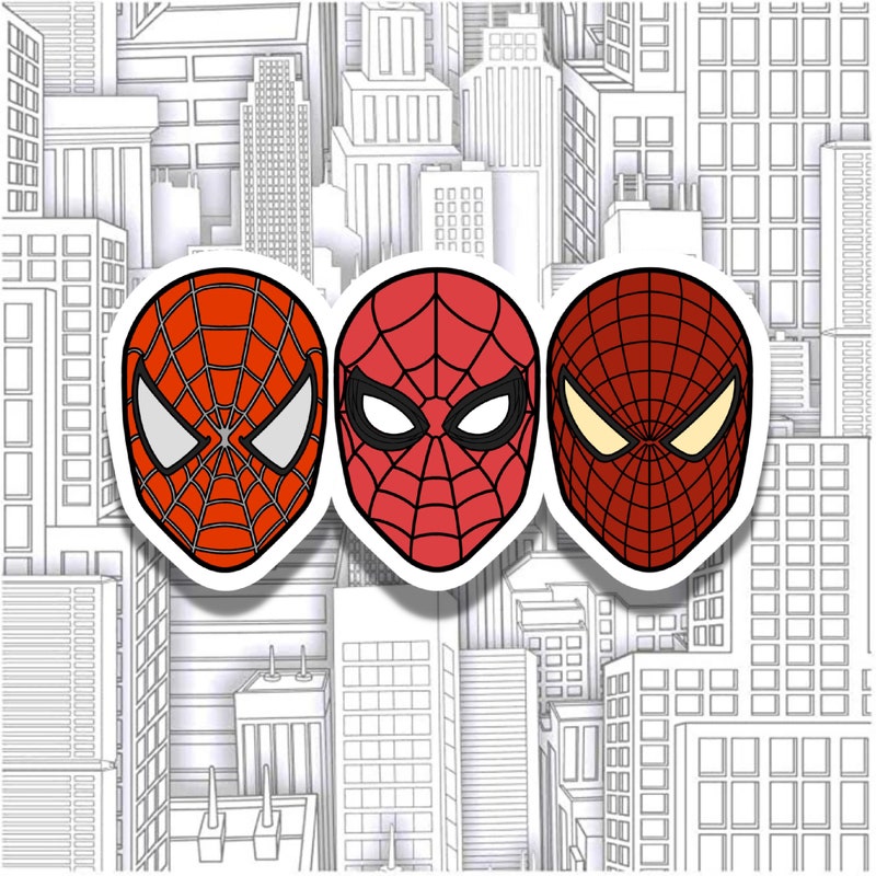 Spiderman Stickers - Etsy