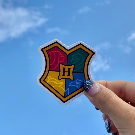 Wizard School Crest Sticker modern Style HP Sticker - Etsy