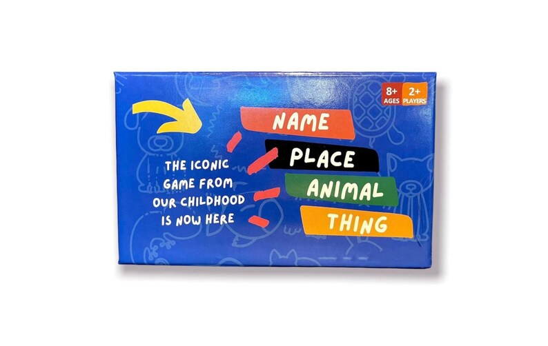 Name Place Animal Thing - Board Game, Games for Family, Family Game ...