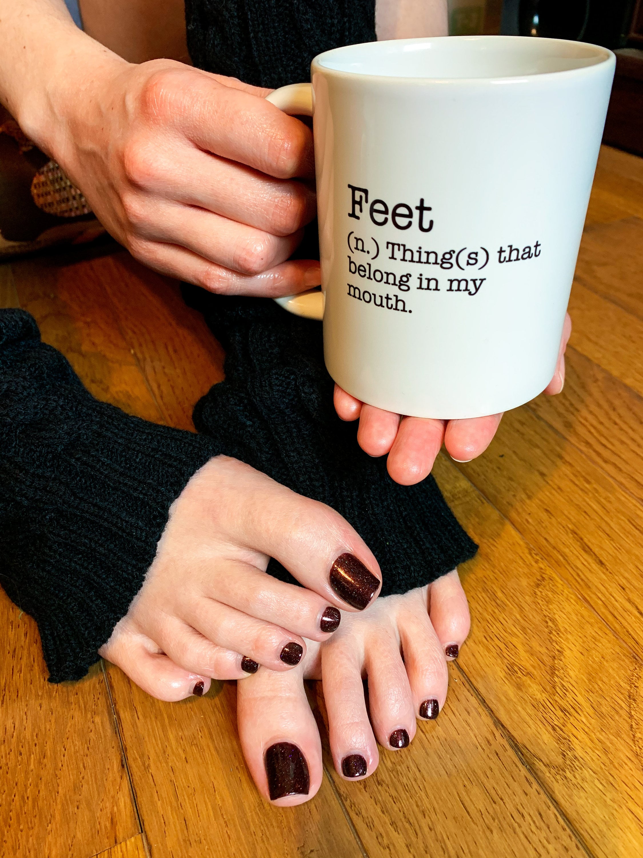 Feet Dictionary Fact Definition, Funny Foot Fetish Novelty Mug, Sexy ...