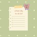 Printable Kids to Do List Daily to Do List for Kids Digital Printables ...