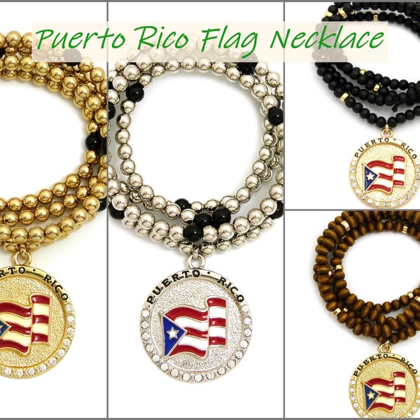 Puerto Rico Necklace - Etsy