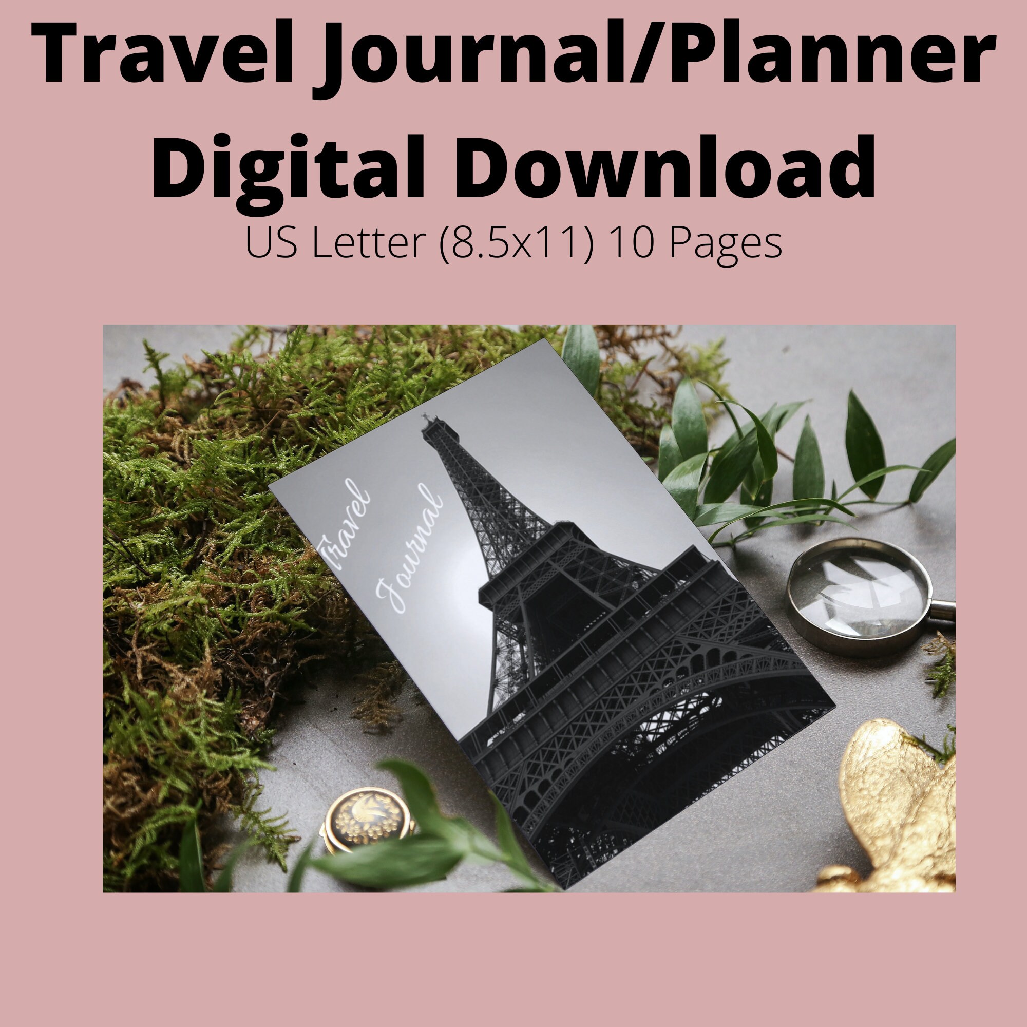 Travel Planner/journal Digital Printable - Etsy