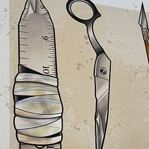 Prison Shank #2 Tattoo Art Print - Etsy