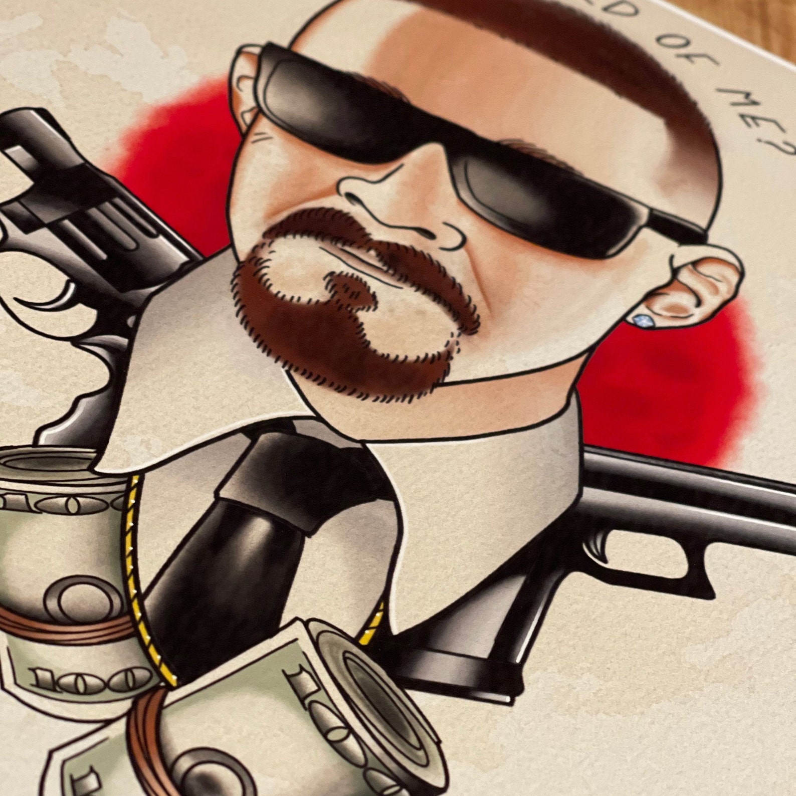 Tax Collector Creeper Tattoo Art Print - Etsy