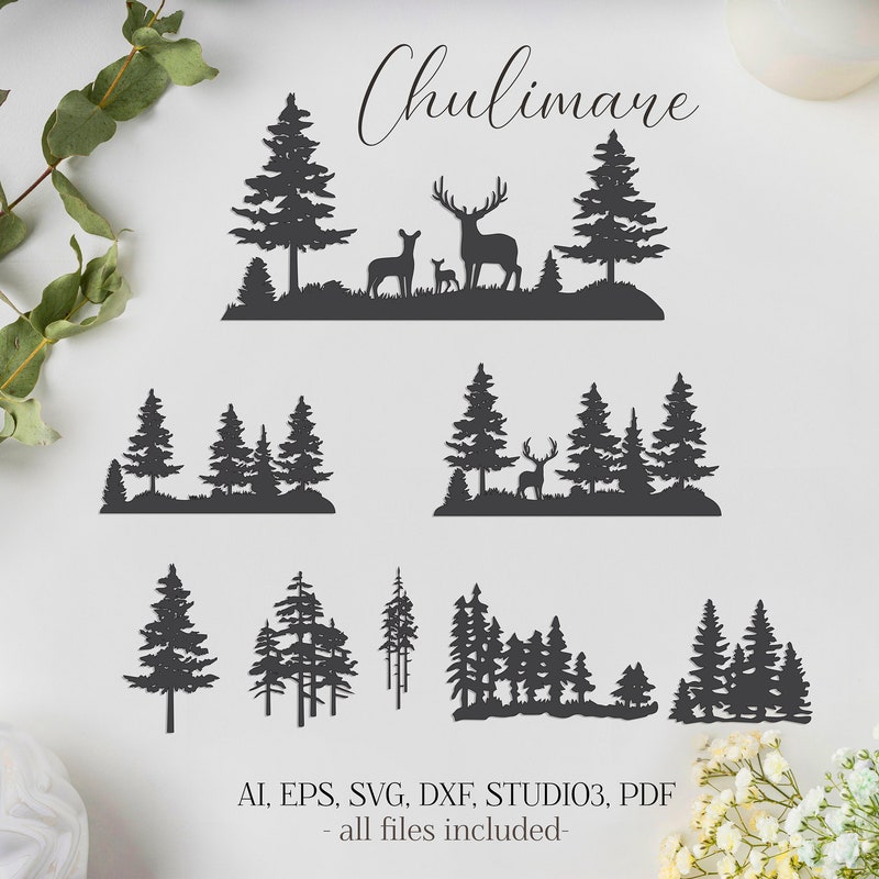 Forest Svg - Etsy